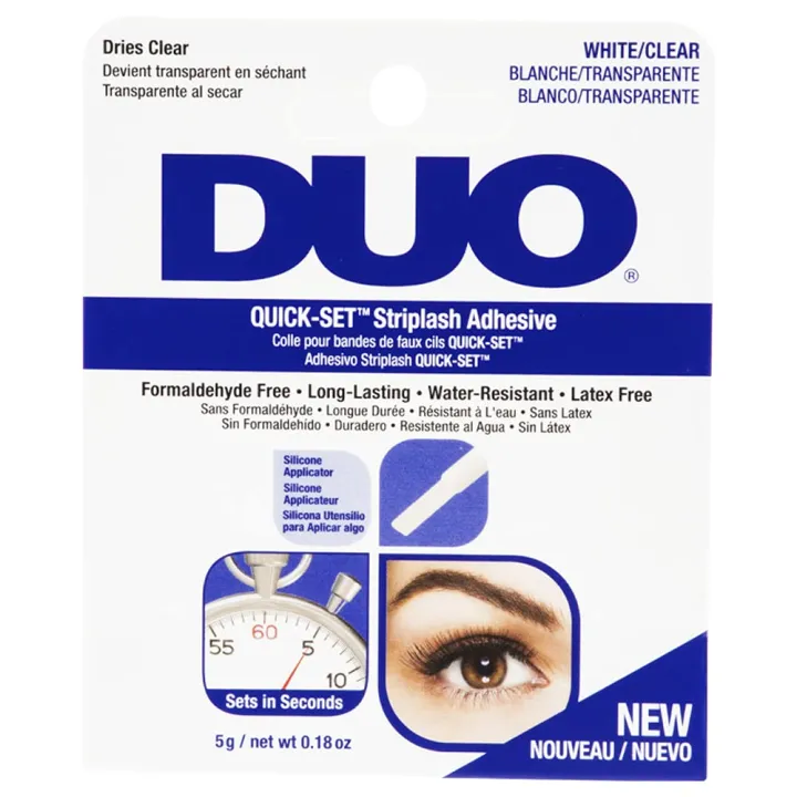 DUO Quick-Set Clear Strip Lash Adhesive 0.18 oz – Invisible Lash Glue